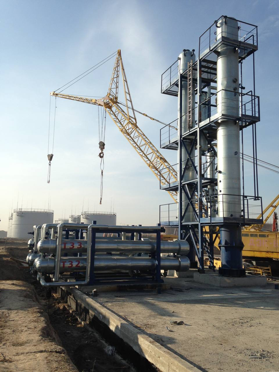 Technical characteristics of the UPUS-125 installation