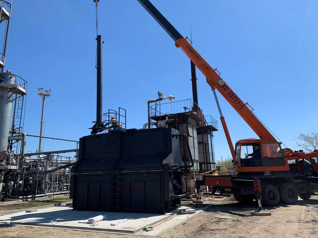 Buy tubular furnaces for heating oil for refineries. Design. Production ...