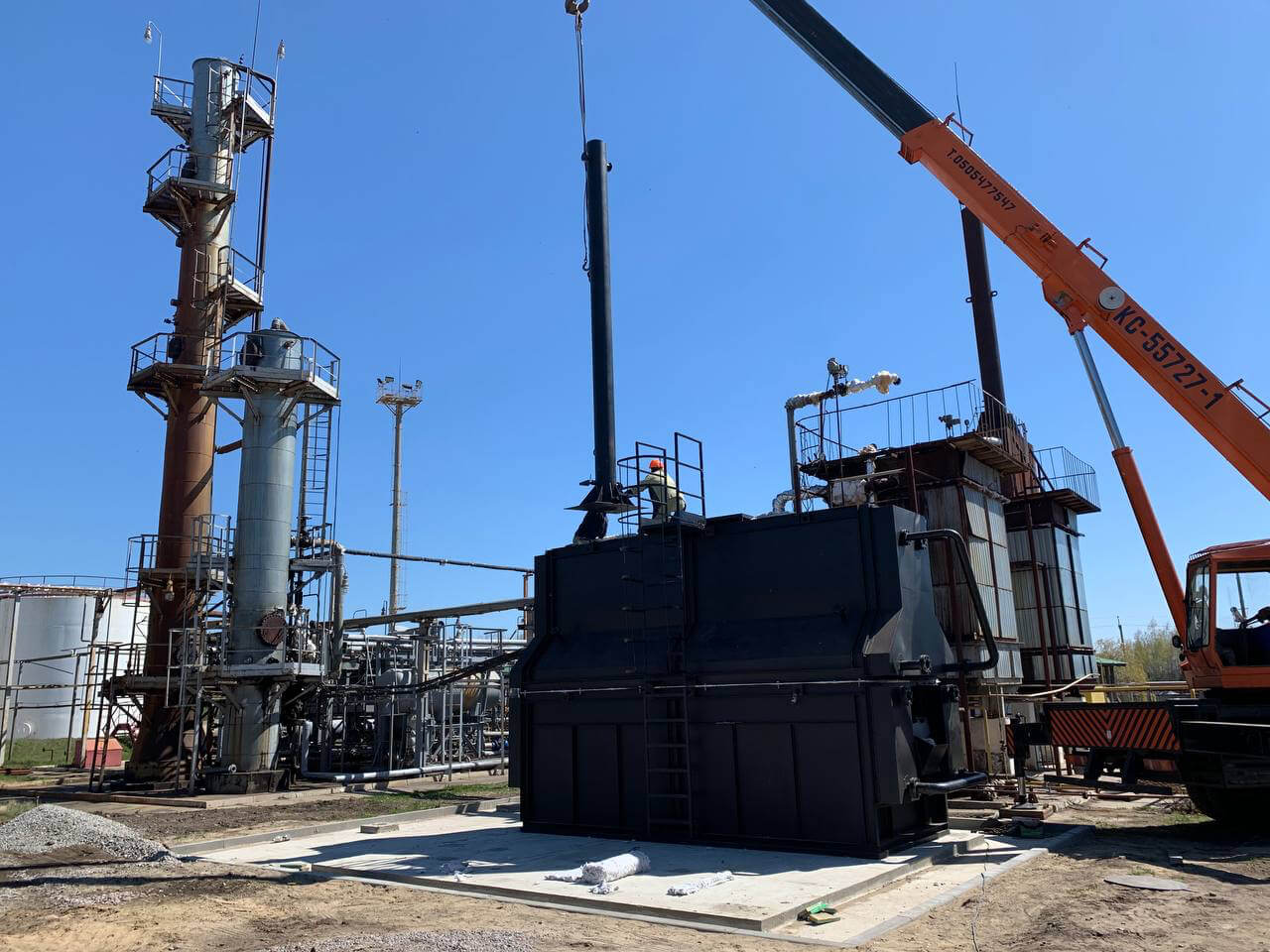 Buy tubular furnaces for heating oil for refineries. Design. Production ...