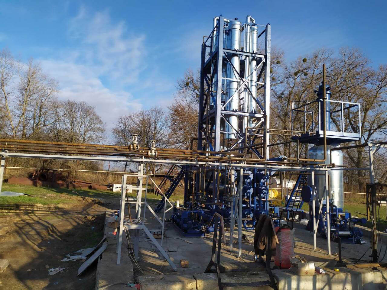 Technical characteristics of the UPUS-10 installation